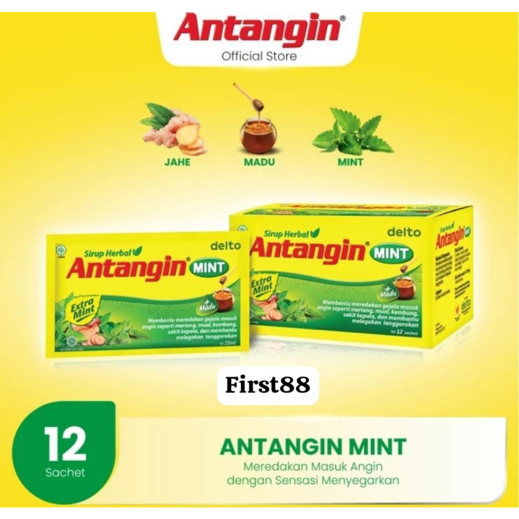 Jual ANTANGIN CAIR MINT ISI 12 SACHET | Shopee Indonesia