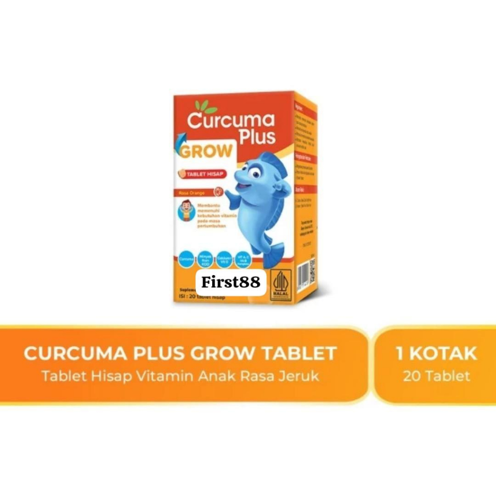 Jual CURCUMA PLUS GROW TABLET HISAP 20 TABLET | Shopee Indonesia