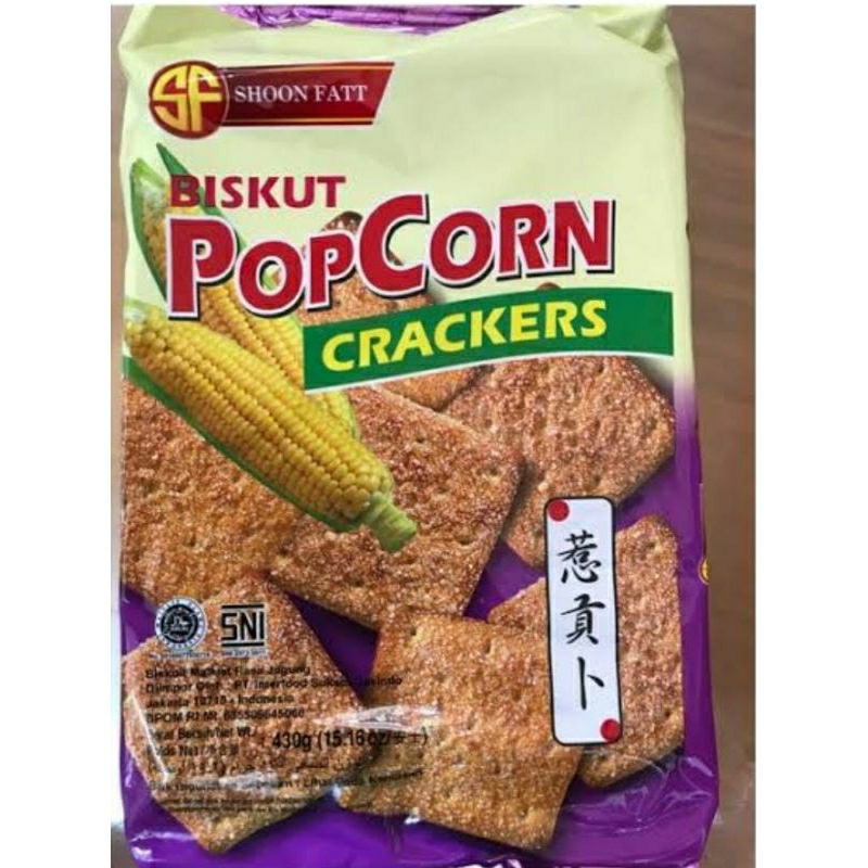 Jual BISKUIT POP CORN CRACKERS 430GR | Shopee Indonesia
