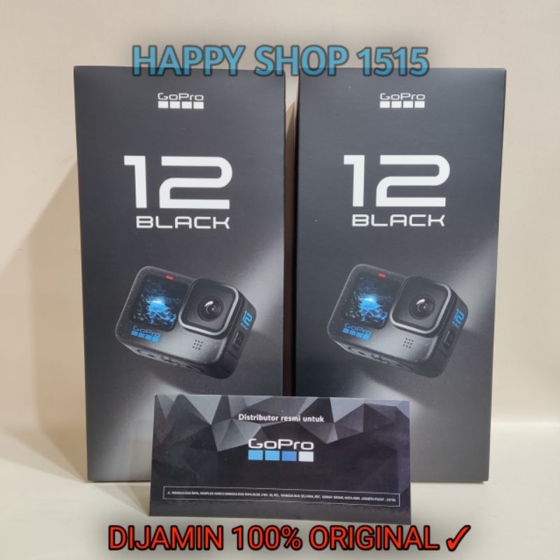 Jual READY GOPRO HERO12 BLACK GARANSI RESMI , HERO 12 Action camera ...