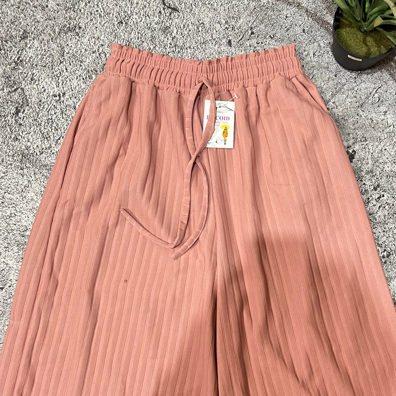 Jual Kulot Knit Tebal Premium Tali serut/Kulot Knit Highwaist Terbaru ...