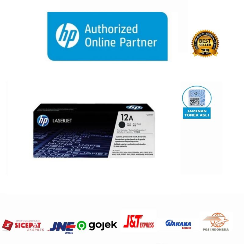 Jual Toner Hp LaserJet 12a (Q2612A) | Shopee Indonesia