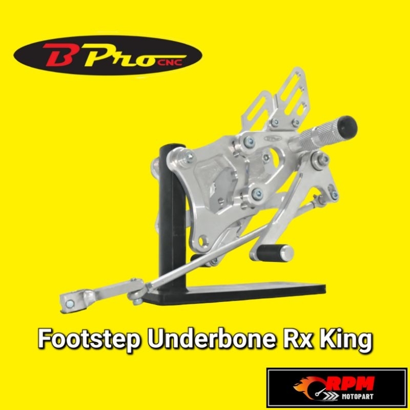 Jual Footstep Underbone Bpro Rx King Full CNC Original B Pro | Shopee ...