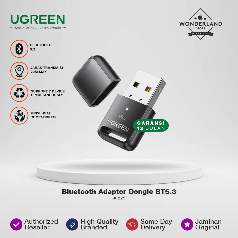 Jual Ugreen Bluetooth Dongle Adapter USB Receiver Bluetooth BT 5.0 ...