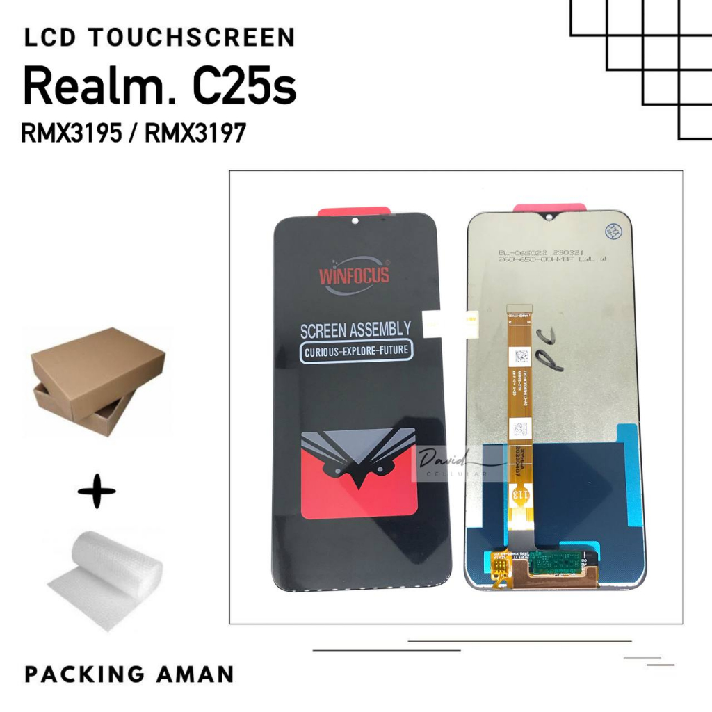 Jual LCD TOUCHSCREEN REALME C25S RMX3195 RMX3197 FULLSET | Shopee Indonesia