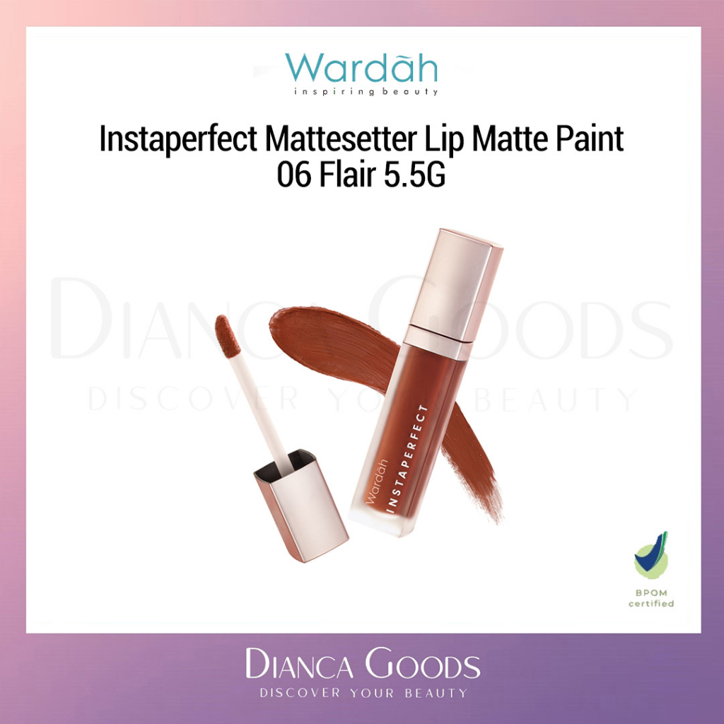 Jual WARDAH Instaperfect Mattesetter Lip Matte Paint Series | 01 Glee ...
