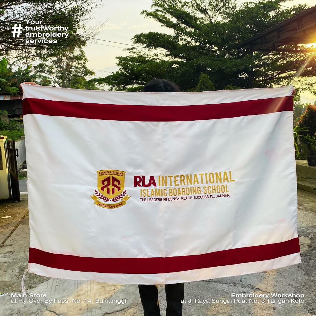 Jual Bendera Pataka / Bendera Ruangan Bordir / Bendera Rumbai | Shopee ...