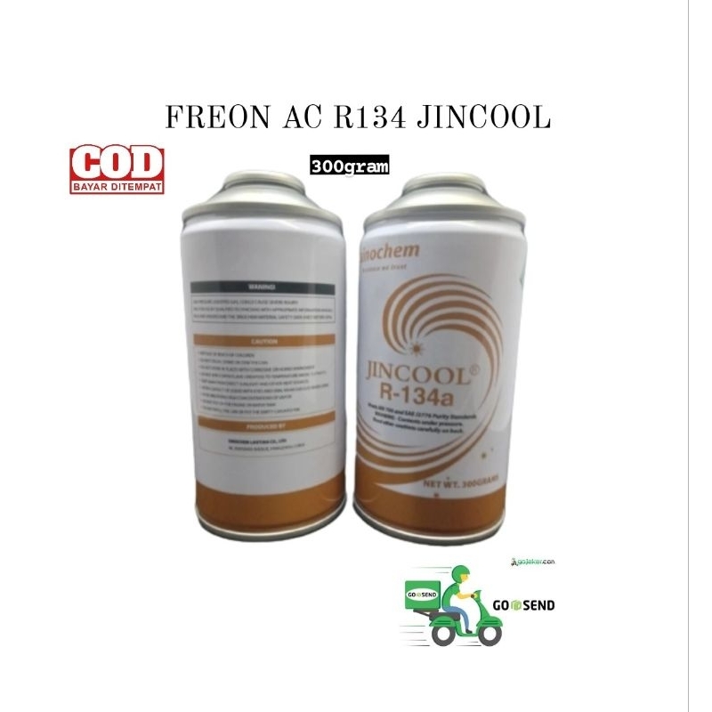 Jual FREON AC R134 JINCOOL FREON R134 GREEN COOL KALENG TERBARU BEST 300gram | Shopee Indonesia