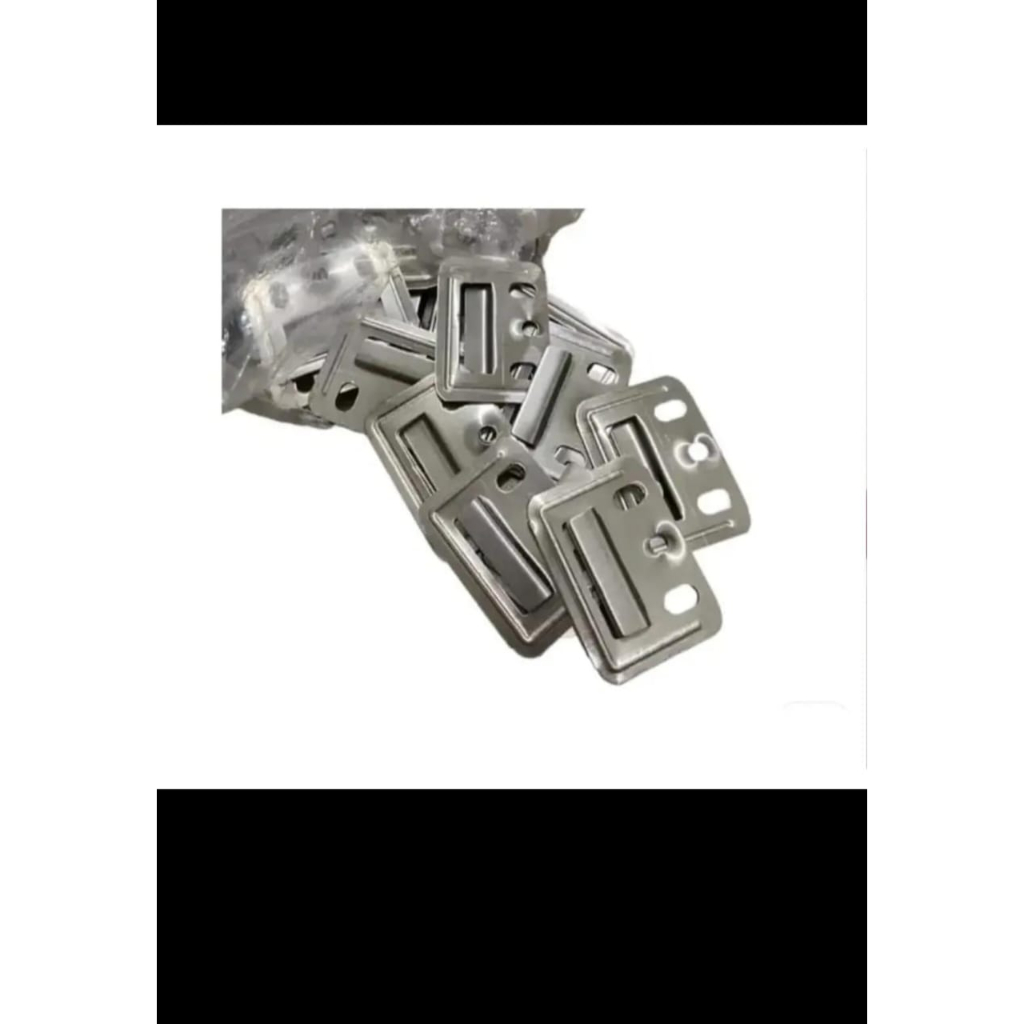 Jual KLIP BESI WALLPANEL BUCKLE BRAKET CLIP WALLPANEL | Shopee Indonesia