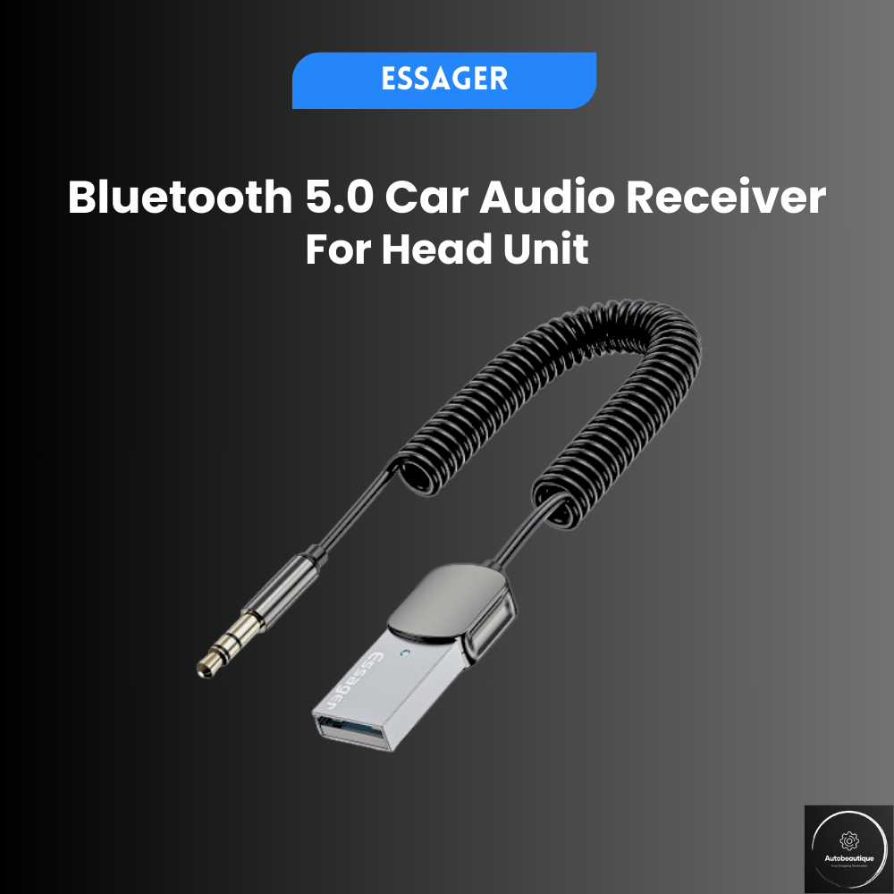 Jual ESSAGER Penerima Bluetooth Mobil Car Receiver Head Unit AUX 3.5mm ...