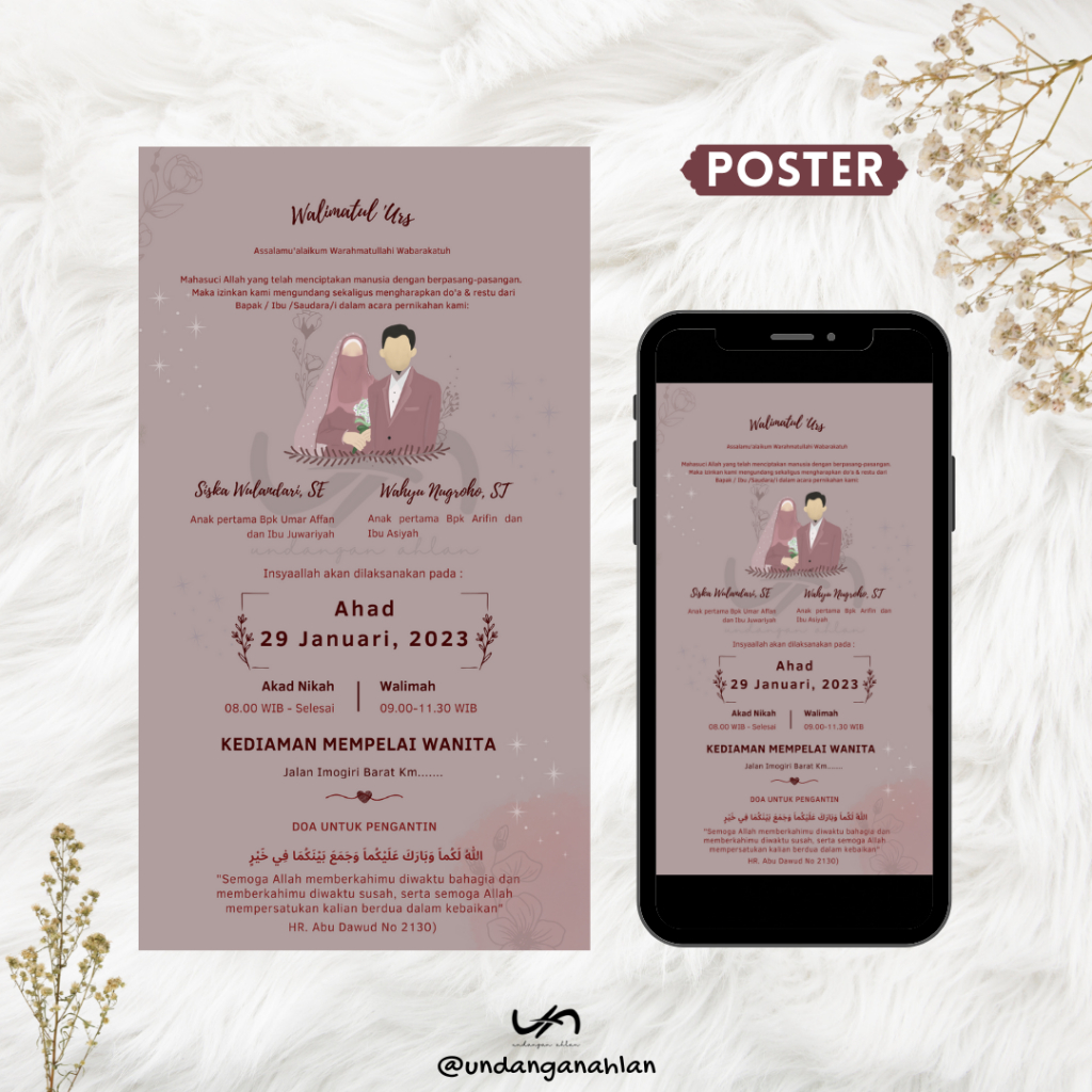 Jual UNDANGAN DIGITAL JPEG | UNDANGAN POSTER | UNDANGAN POSTER KEKINIAN ...