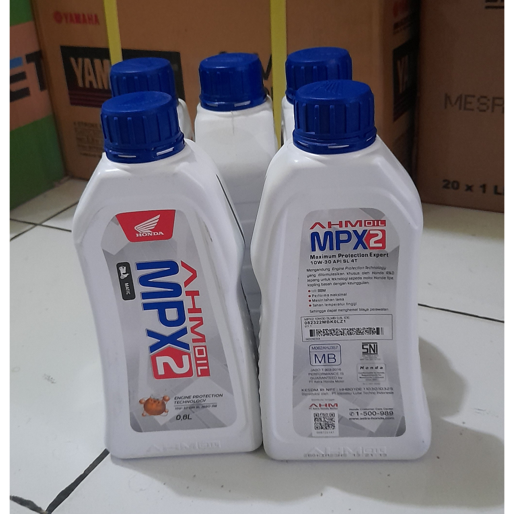 Jual OLI MPX2 MATIC 800ML IDE SAE 10W-30 SL JASO BARU TERMURAH - isi 5 ...