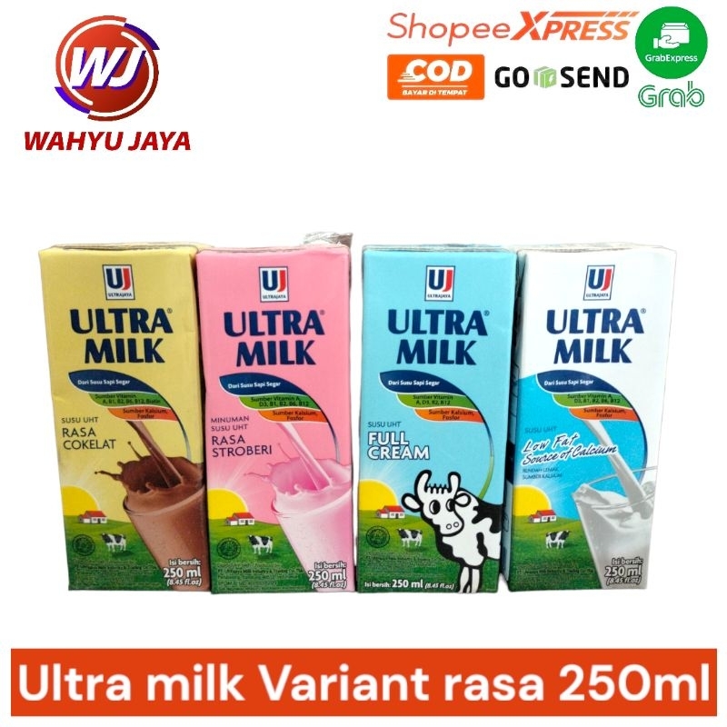 Jual ultra milk Variant rasa 250ml | Shopee Indonesia