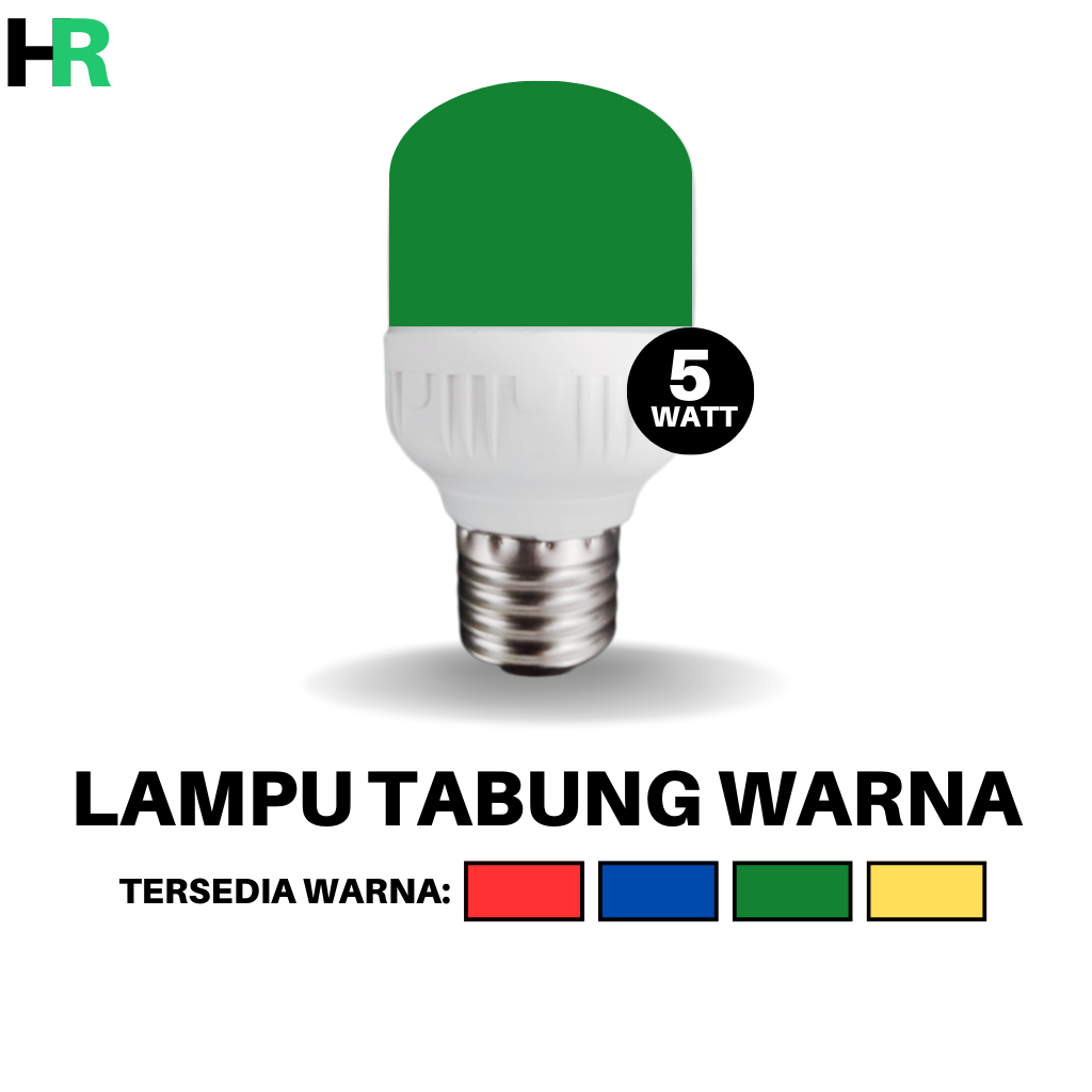 Jual Lampu Tabung LED/Lampu Warna/Lampu LED Capsule 5 Watt Hemat Energi ...
