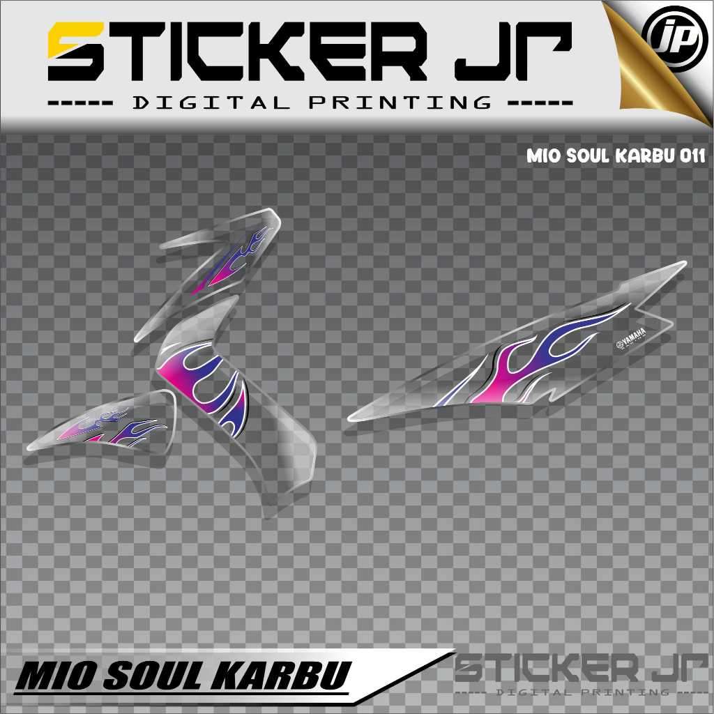 Jual Stiker Striping Decal Transparan Motor Mio Soul Karbu - Sticker Motor Yamaha Mio Bahan ...