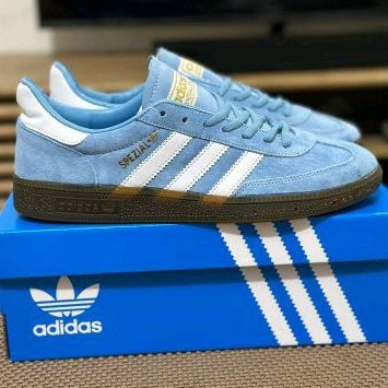 Jual Adidas Originals Handball Spezial Ice Blue | Shopee Indonesia