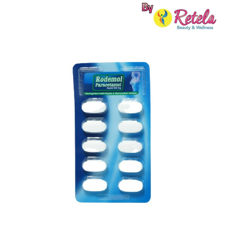 Jual Rodemol Paracetamol 500mg 1 Strip 10 Tablet | Shopee Indonesia