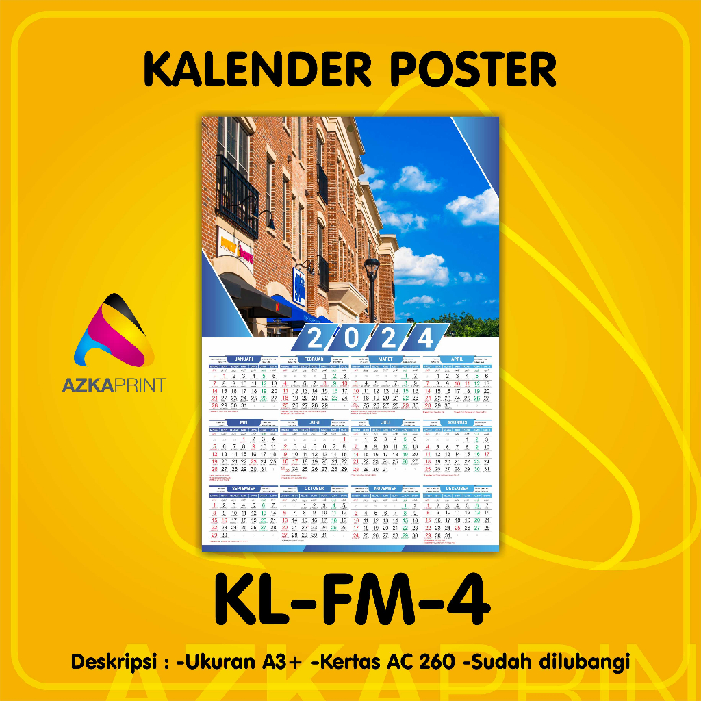 Jual Cetak KALENDER TEMA FORMAL - kalender poster - kalender dinding ...