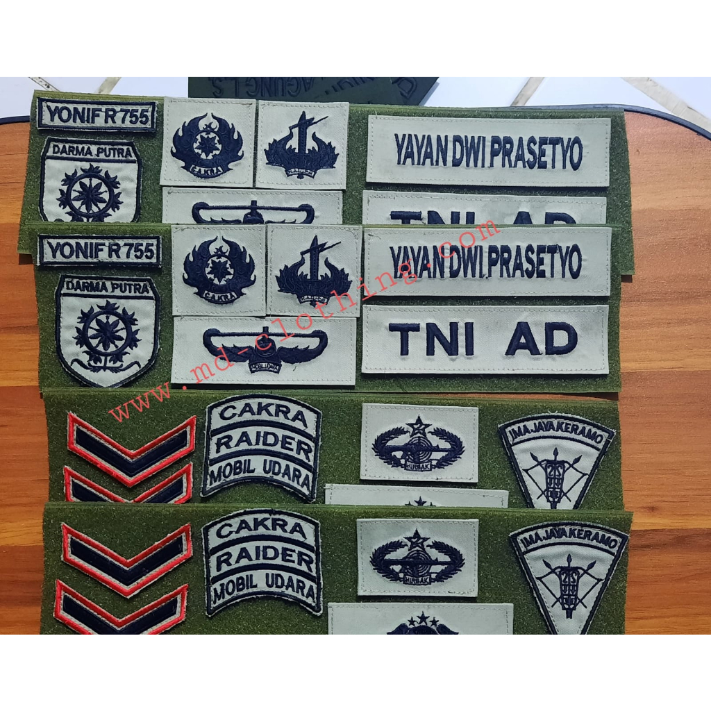 Jual Papan nama KOSTRAD/ Papan TNI AD Tactical /Papan nama PDL TNI AD ...