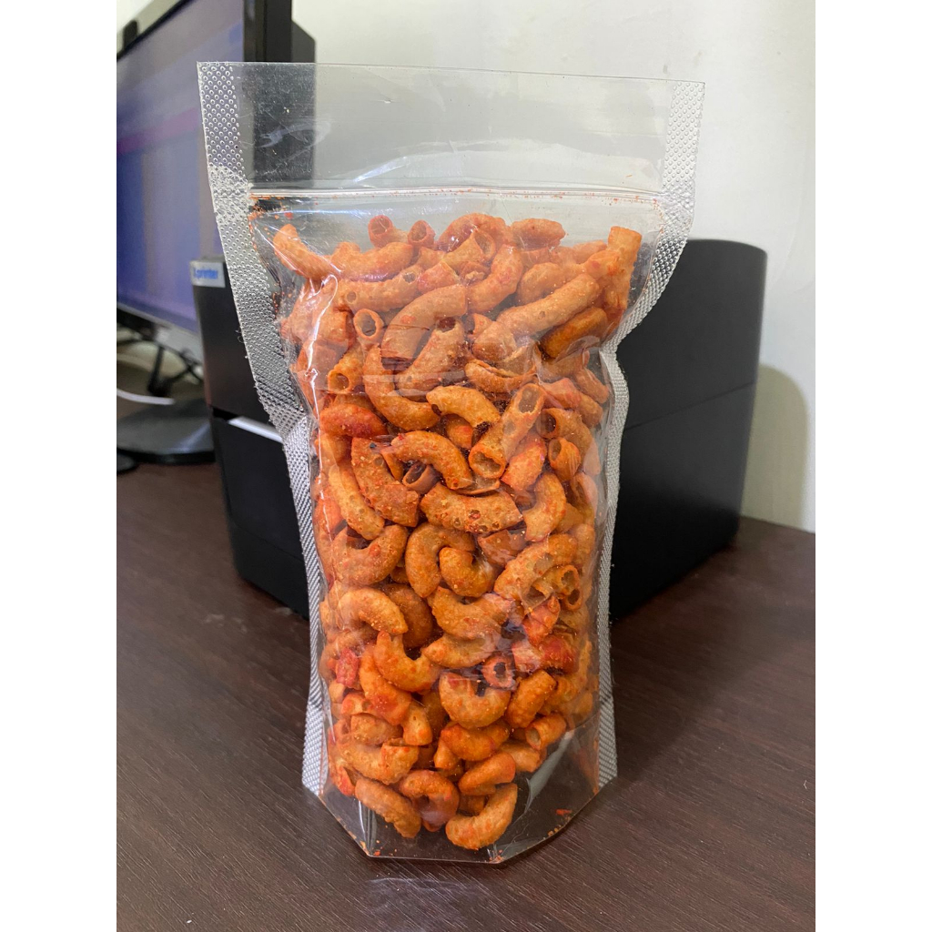Jual Cemilan Snack Makaroni Pedas Makanan Ringan Enak Renyah Gurih ...