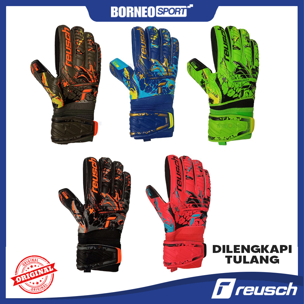 Jual SARUNG TANGAN KIPER REUSCH ATTRAKT SOLID FINGER / SARUNG TANGAN KIPER REUSCH ORIGINAL ...