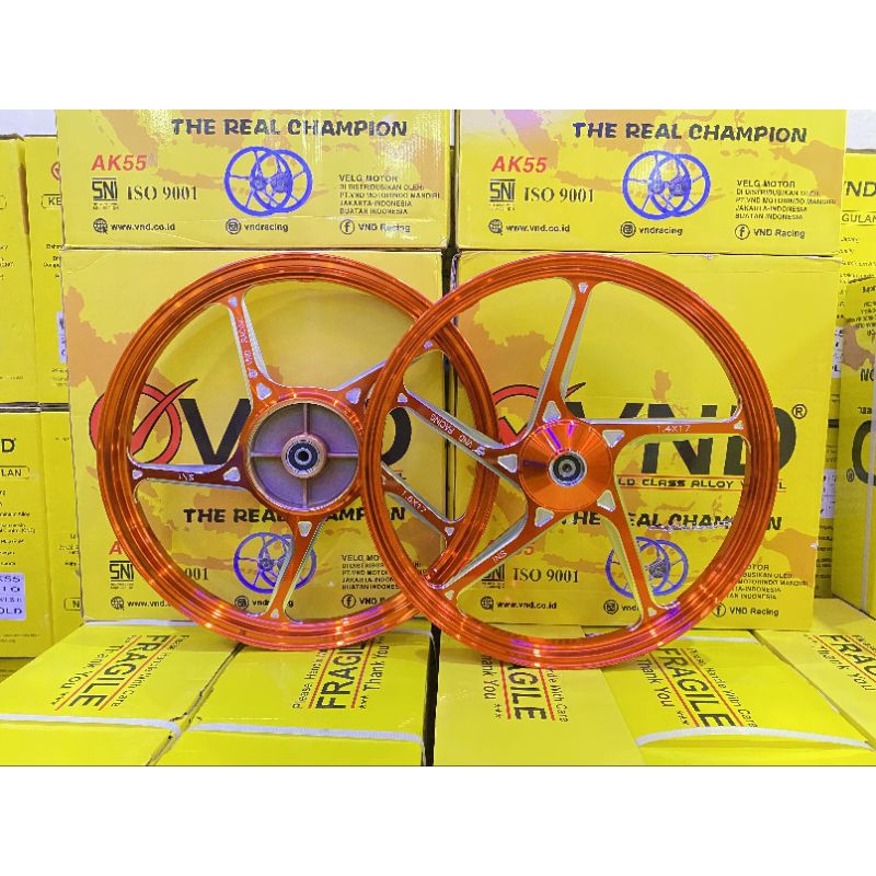 Jual VND Velg Ak55 F : 140x17 R : 160x17 Jupiter Z/Vega/Jupiter Mx old/F1ZR | Shopee Indonesia