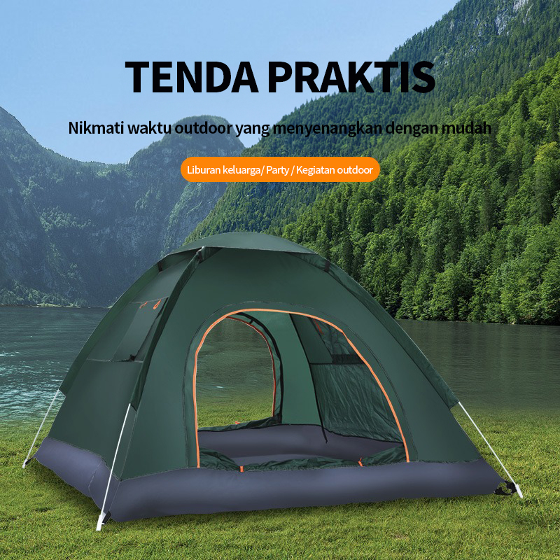 Jual Heartbeat Sports-Tenda camping/tenda dengan jendela besar 4 sisi ...