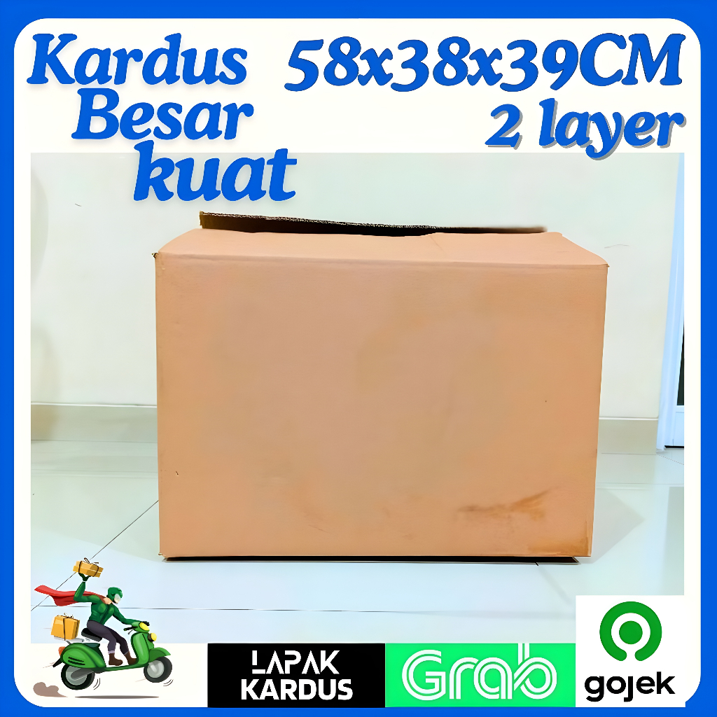 Jual Kardus Besar Ukuran Jumbo Bekas Packing Pindahan Packaging Box ...