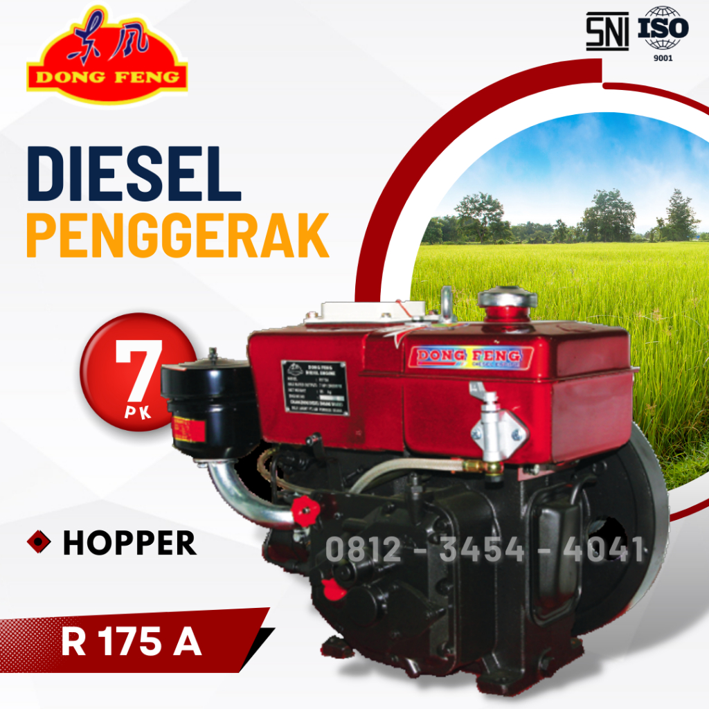 Jual Mesin Dongfeng Diesel Penggerak 7 HP 7pk R175 A | Shopee Indonesia