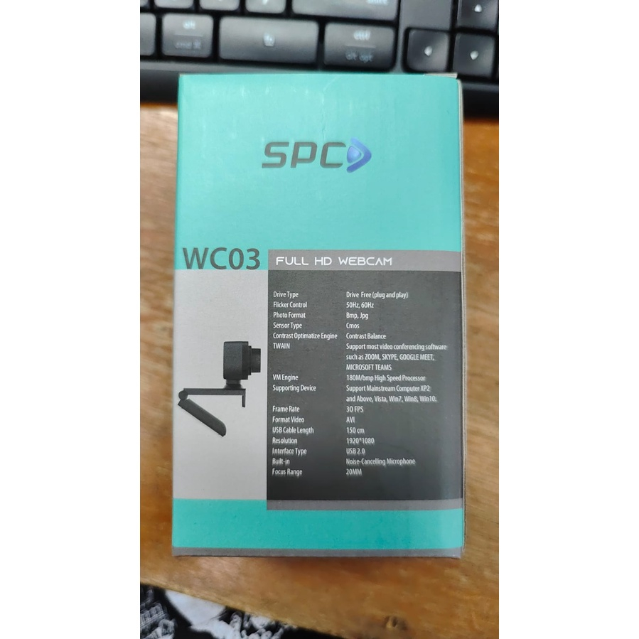 Jual HK - WEBCAM SPC WC02 / WC03 2MP FULL HD 1080P WEB CAMERA PC WITH ...