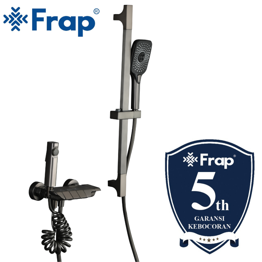 Jual FRAP IF24013-9 Shower Mandi Model Piano Shower Panas Dingin Tiang Abu Abu | Shopee Indonesia