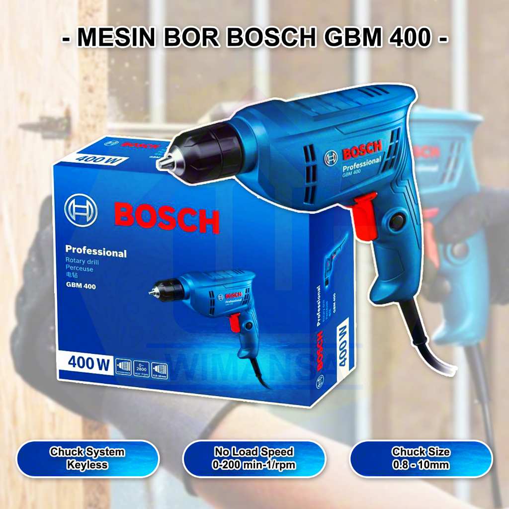 Jual MESIN BOSCH GBM 400 - MESIN BOR KAYU DAN BESI | Shopee Indonesia