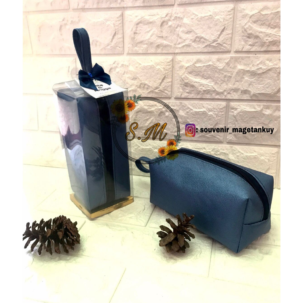 Jual souvenir dompet kubus boxy pouch kemas mika souvenir_magetankuy ...