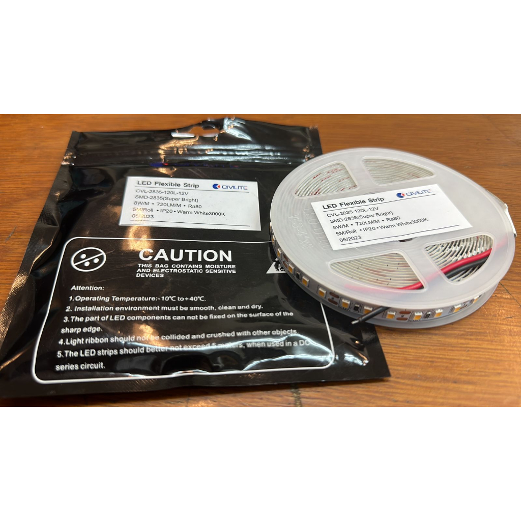 Jual LED STRIP 2835 120LED 12V CIVILITE BAHAN TEBAL | Shopee Indonesia