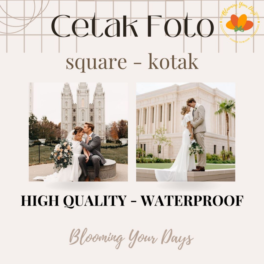 Jual Cetak foto square kotak high quality anti luntur proses 1 hari aja ...