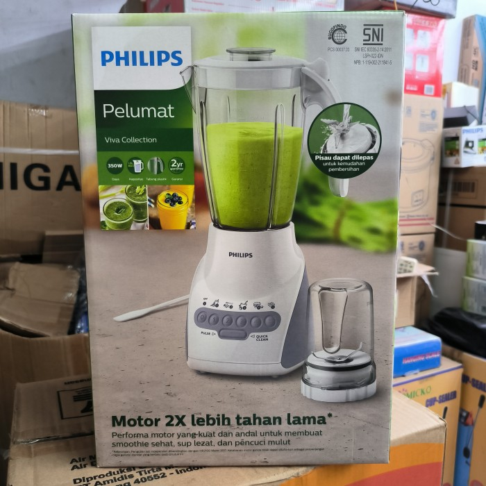 Jual Philips HR2115/01 | Blender Plastik [600 Watt] | Shopee Indonesia