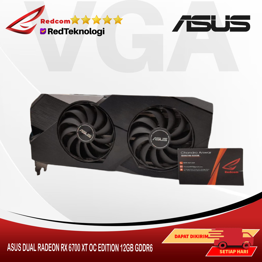 Jual ASUS DUAL RADEON RX 6700 XT OC EDITION 12GB GDDR6 | Shopee Indonesia