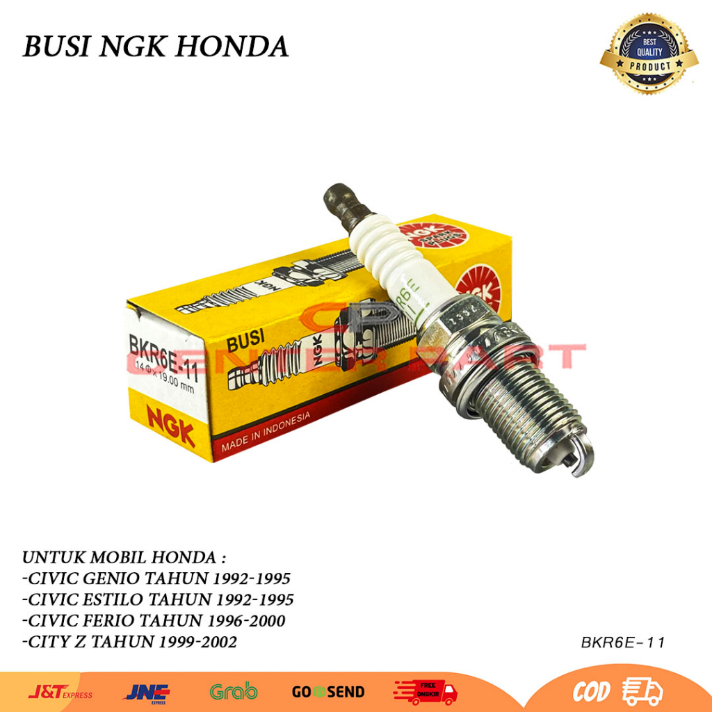 Jual busi ngk spark plug honda civic genio estilo ferio 1992 1993 1994 1995 1996 1997 1998 1999 ...