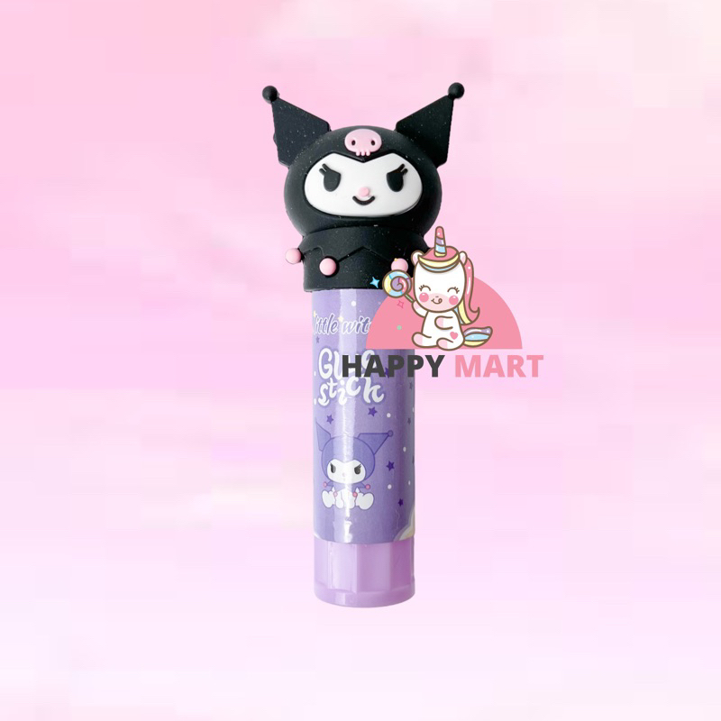 Jual GLUE STICK HEAD ICON motif sanrio KUROMI | Shopee Indonesia