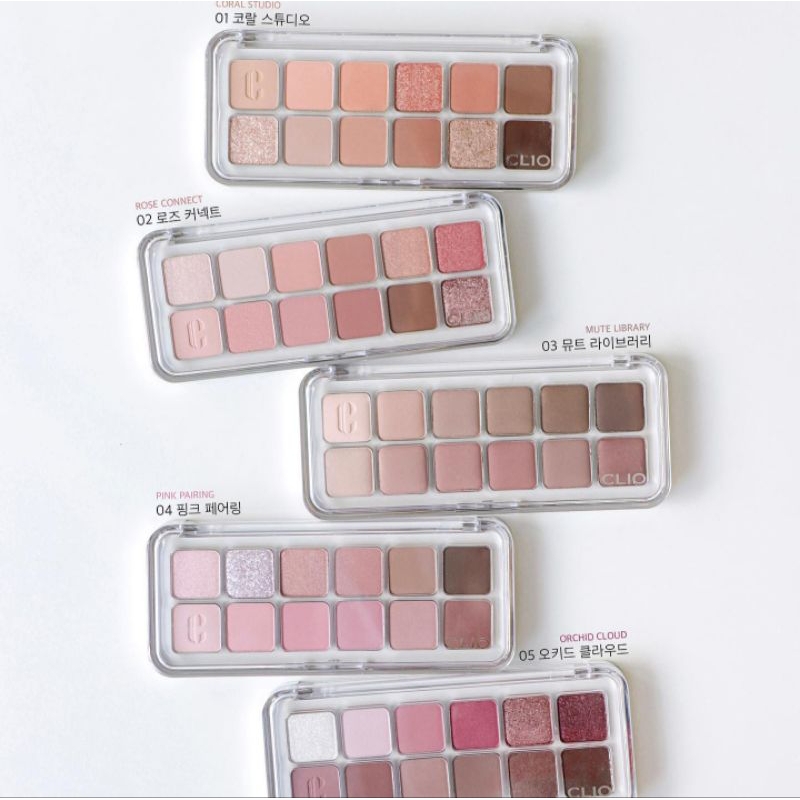 Jual [Ready Stock] CLIO pro eye palette air 02 rose connect no box ...