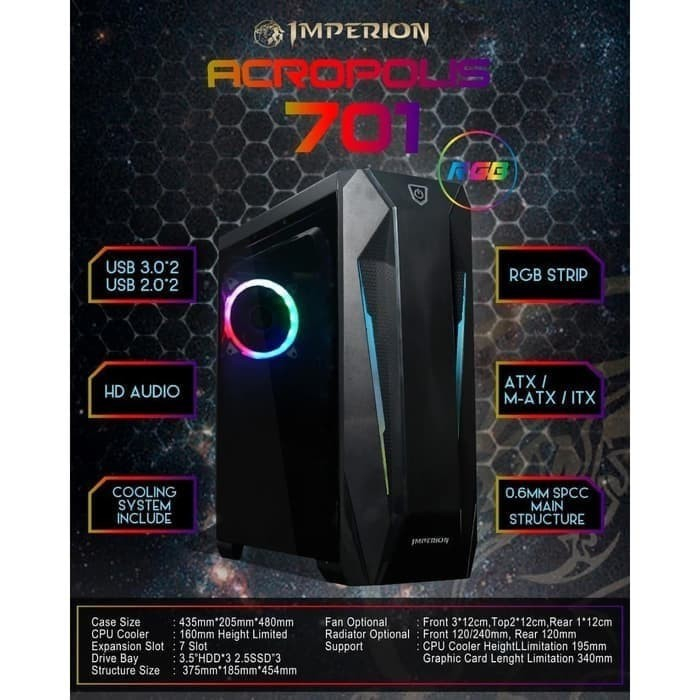 Jual Casing imperion acropolis 701 | Shopee Indonesia