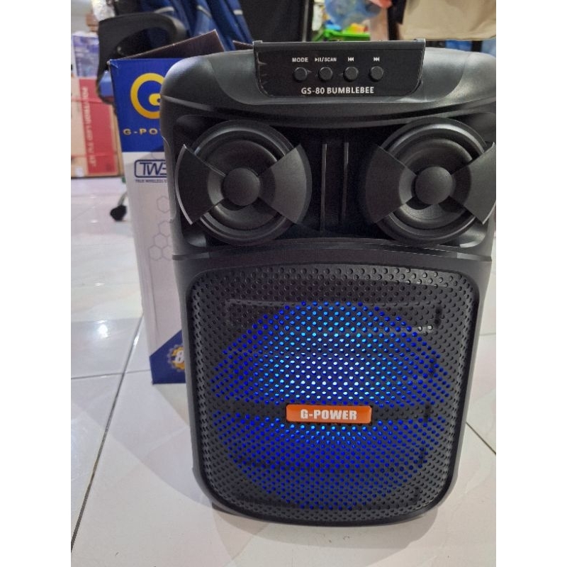 Jual SPEAKER PORTABLE G-POWER GS-80 BUMBLEBEE | Shopee Indonesia