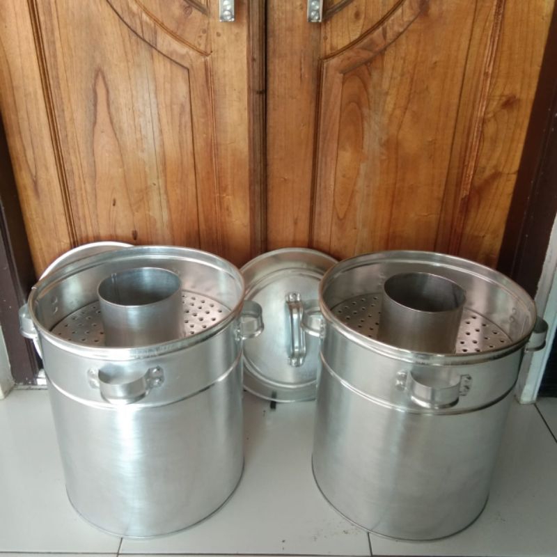 Jual Dandang Bakso Sarang Lubang tengah /Dandang Bakso Bahan Alumunium ...