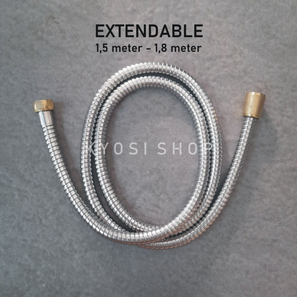 Jual Selang Shower Mandi Flexible Hose Selang Handshower | Shopee Indonesia