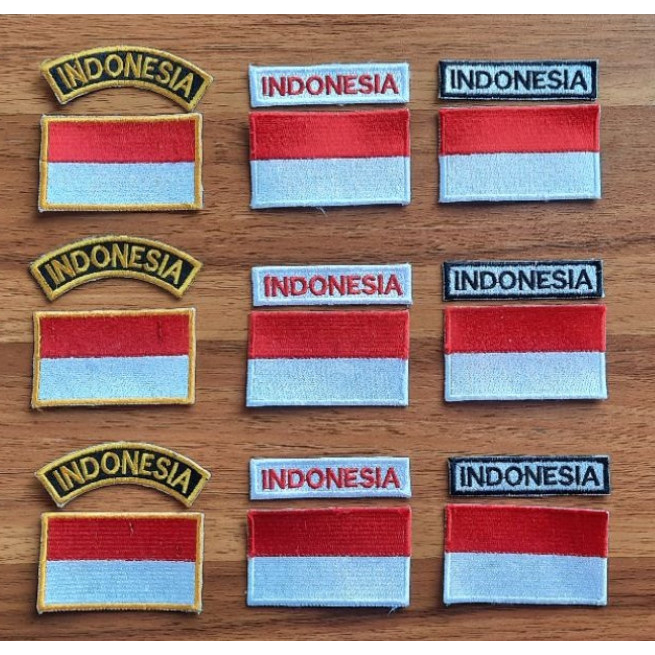 Jual Bendera merah putih Bendera Indonesia + tulisan Untuk Atribut TNI ...