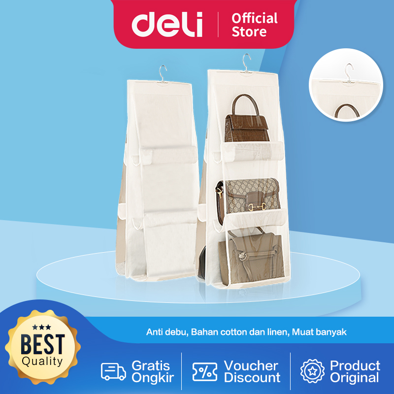 Jual Vusign Rak Tas Gantung / Bag Organizer 6 slot VS648 | Shopee Indonesia