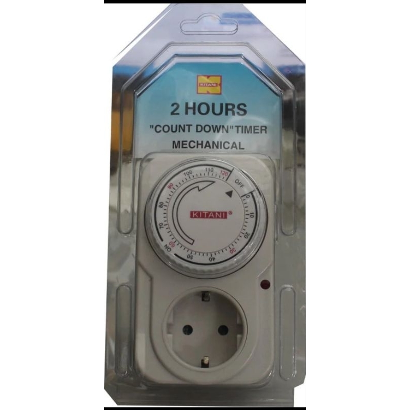 Jual Stop Kontak Colokan Timer 2 Jam 2 Hours Count Daily KITANI ...