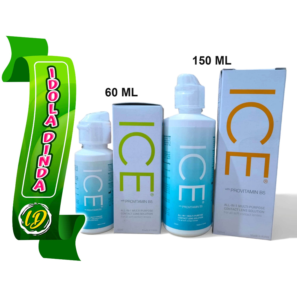 Jual ICE CAIRAN SOFTLENS 60 ML - 150 ML / PEMBERSIH SOFTLENS / CONTACT ...