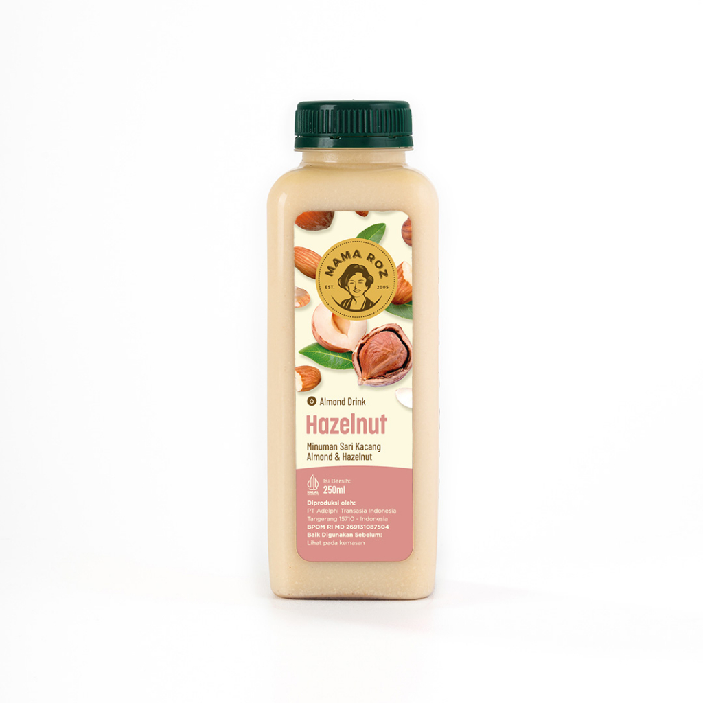 Jual Mama Roz - Almond Milk Hazelnut (490 ml) | Shopee Indonesia