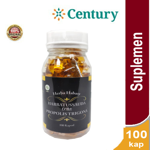 Jual HABBATUSSAUDA EXTRA PROPOLIS TRIGONA 100 KAPSUL / SUPLEMEN ...